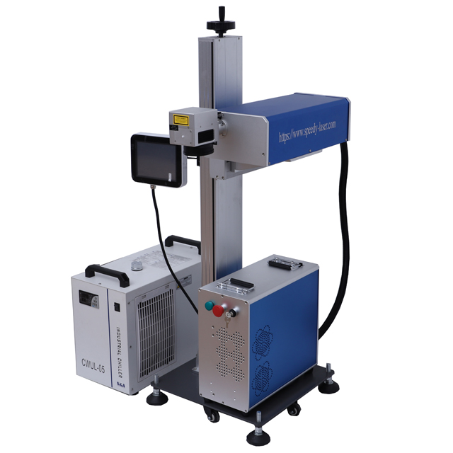 flying UV laser marking machine with conveyor from China manufacturer ...