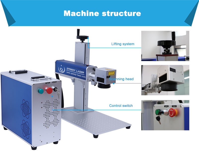 Raycus Max 30 watt fiber laser engraving machine from China ...