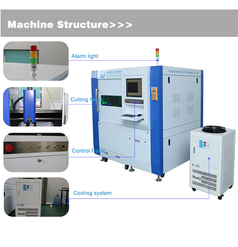 SL-6060F-1000W fiber laser cutting machine from China manufacturer ...